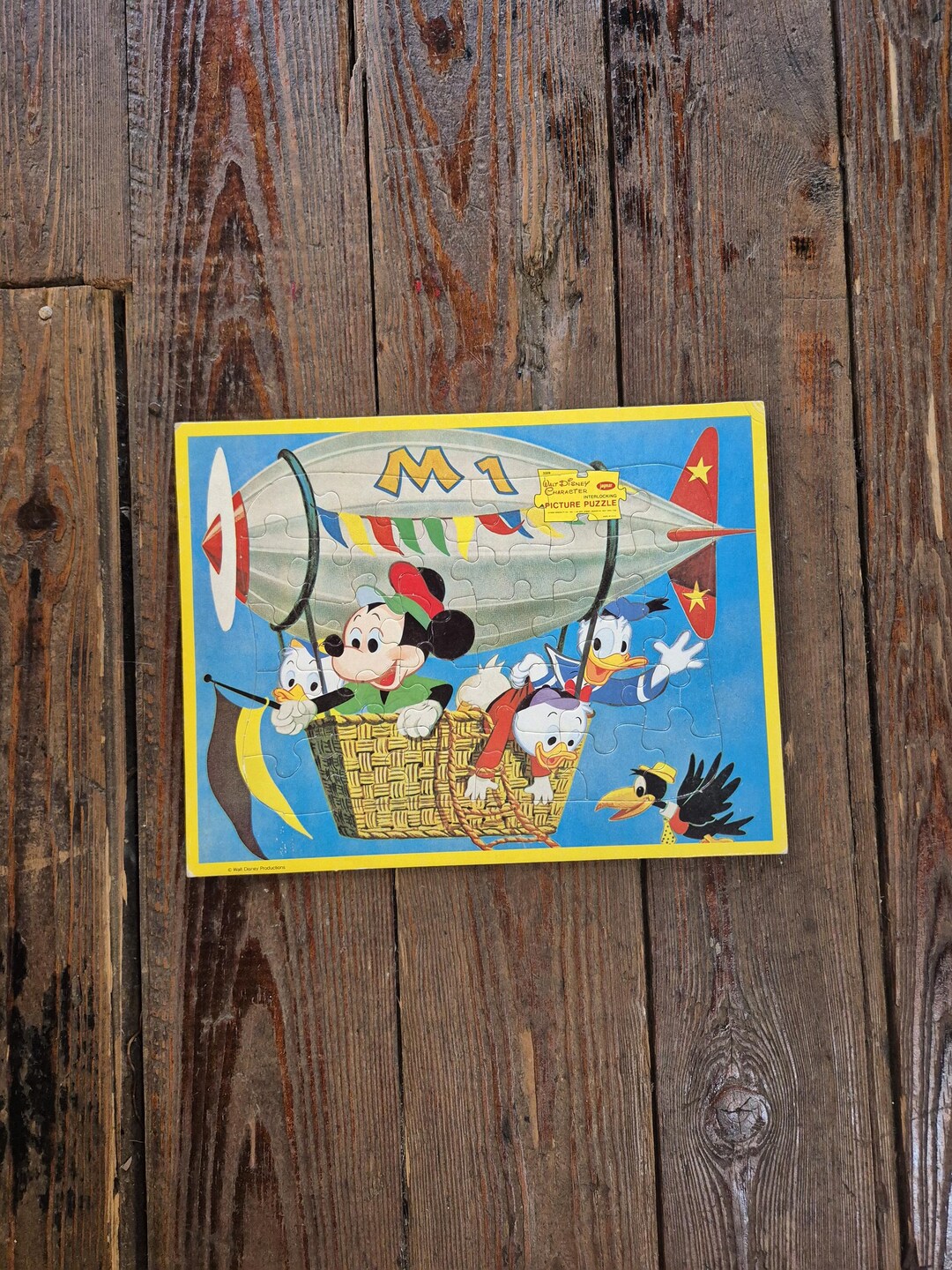 Vintage Walt Disney Mickey Mouse/donald Duck Flying a Blimp 30 Piece ...