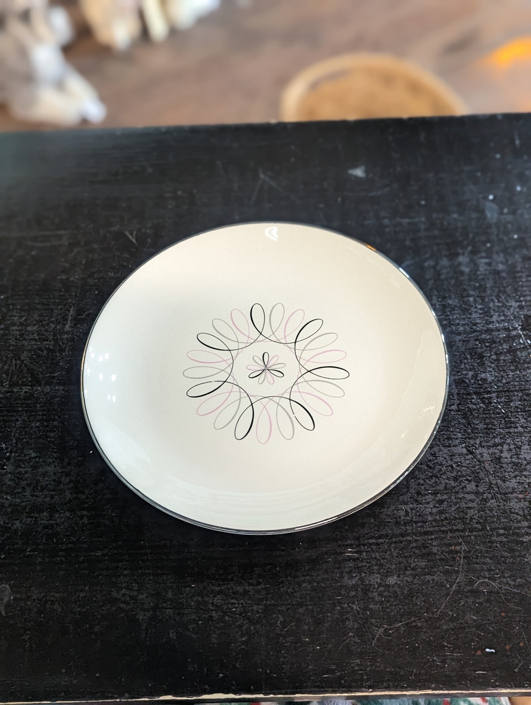 Vintage Sevron China "carousel" Salad Plate- 8.25" - Etsy