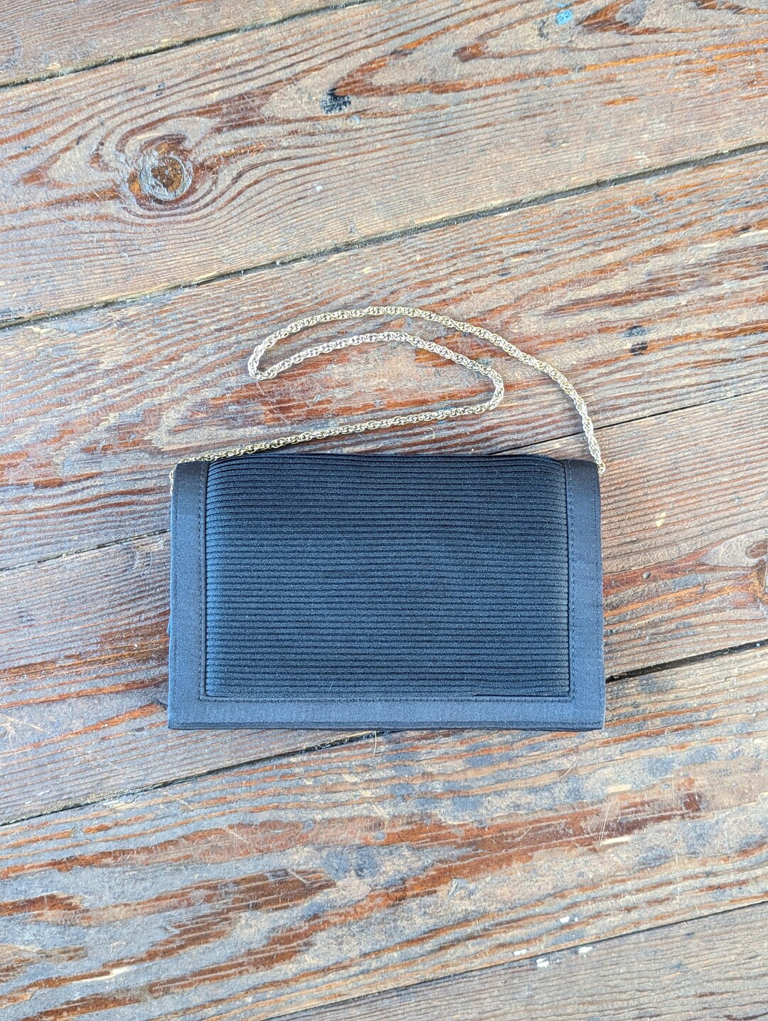 Vintage Pappagallo Black Purse - Etsy