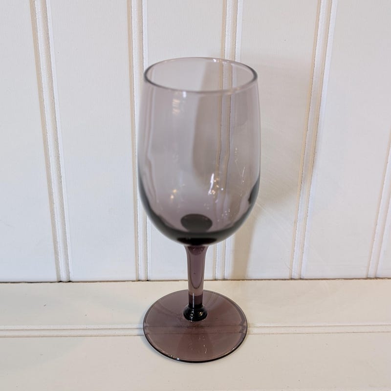 Vintage Libby Wine Glass - Etsy