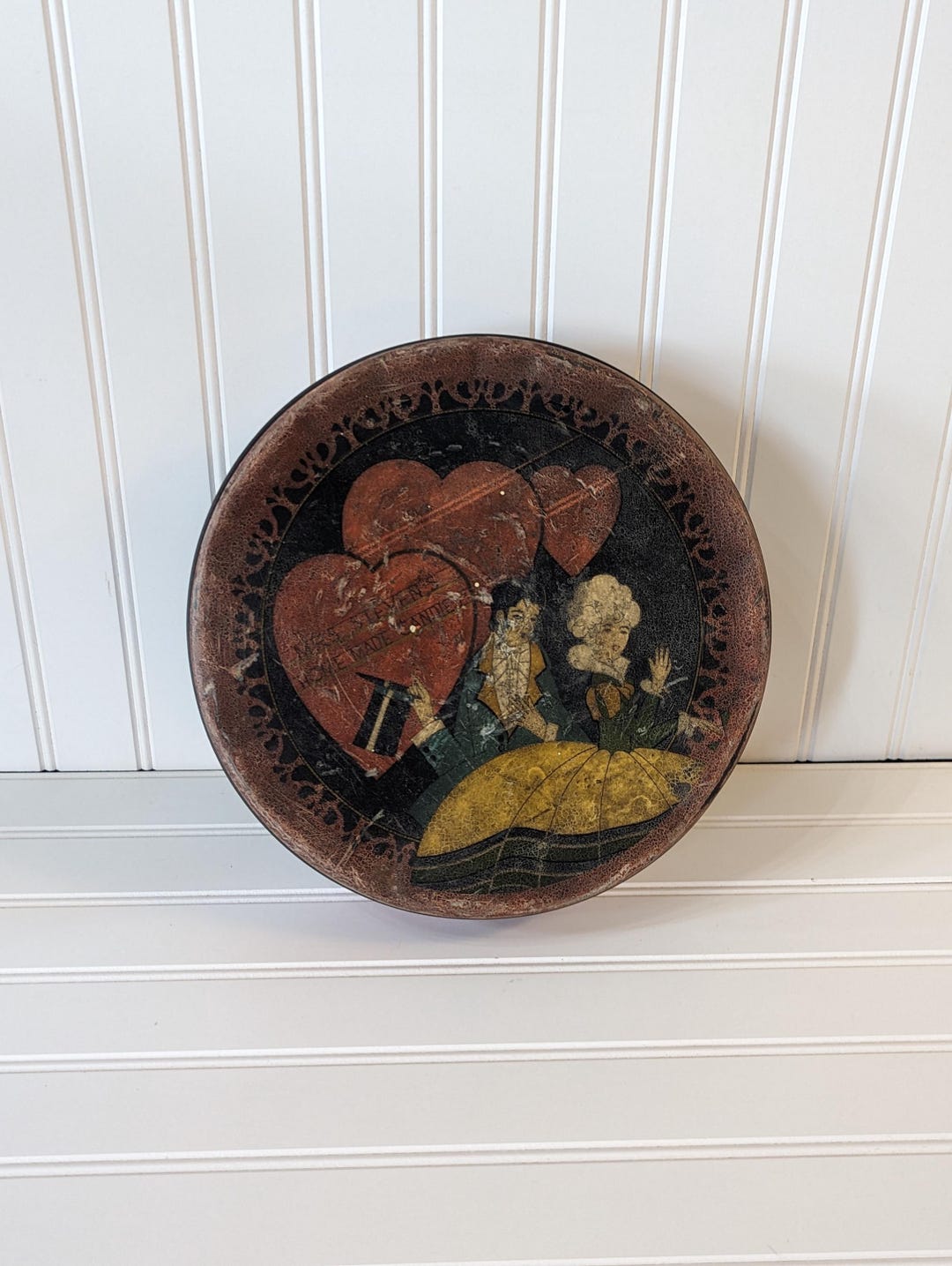 Vintage Mrs. Steven's Valentines Day Candy Tin - Etsy