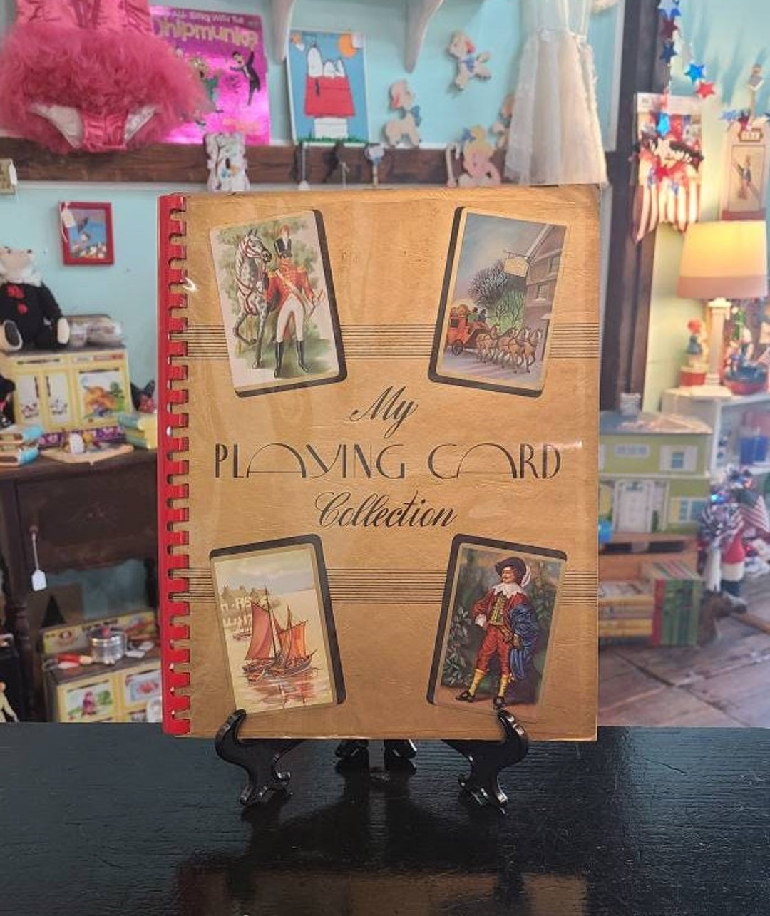 Vintage "my Playing Card Collection" Scrapbook - Etsy