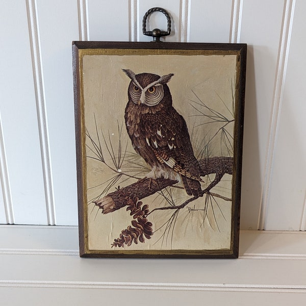 Owl Wall Plaque - Etsy