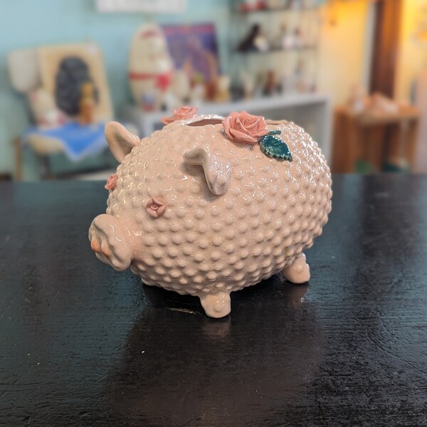 Pig Planter - Etsy