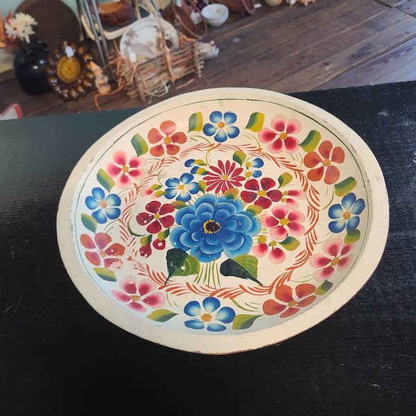 Hand Painted Wood Tray - Etsy