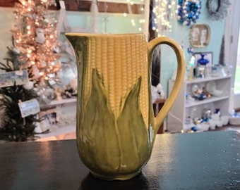 Corn Pottery Pitcher | Etsy