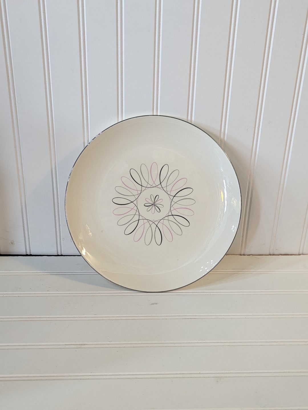 Vintage Sevron China "carousel" Dinner Plate- 10 1/4" - Etsy