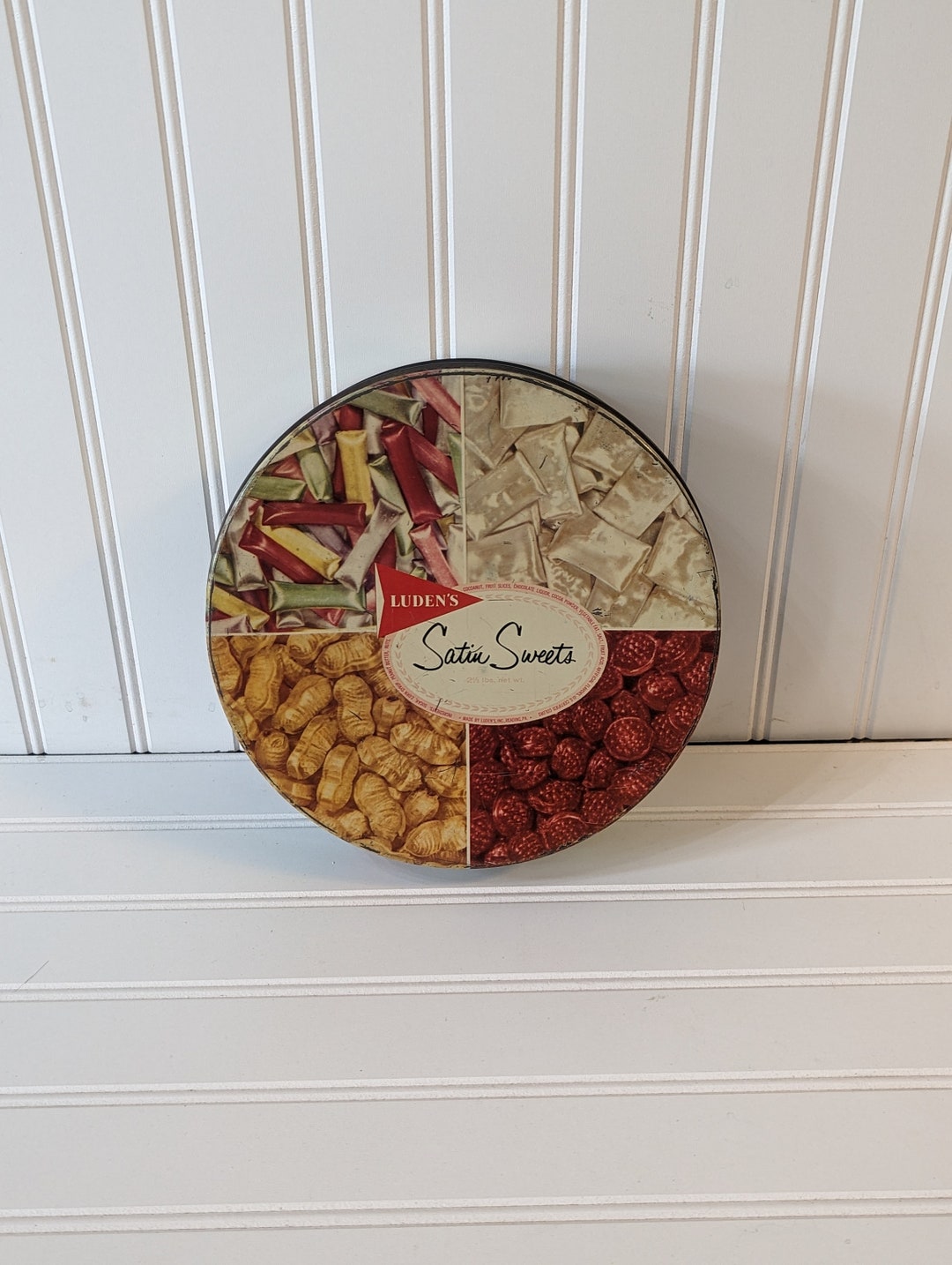 Vintage Luden's Satin Sweets Candy Tin - Etsy