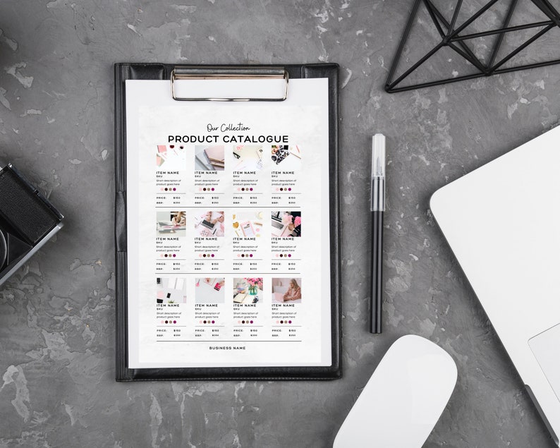 Line Sheet Template: Wholesale Catalogue & Price Guide (canva Editable ...