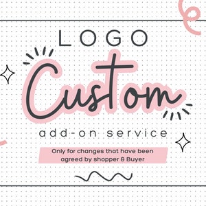 Custom Logo Add on Service - Etsy