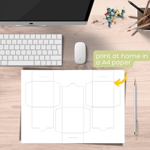 Tea Bag Envelope Template: A4 Party Printable (canva Template) - Etsy