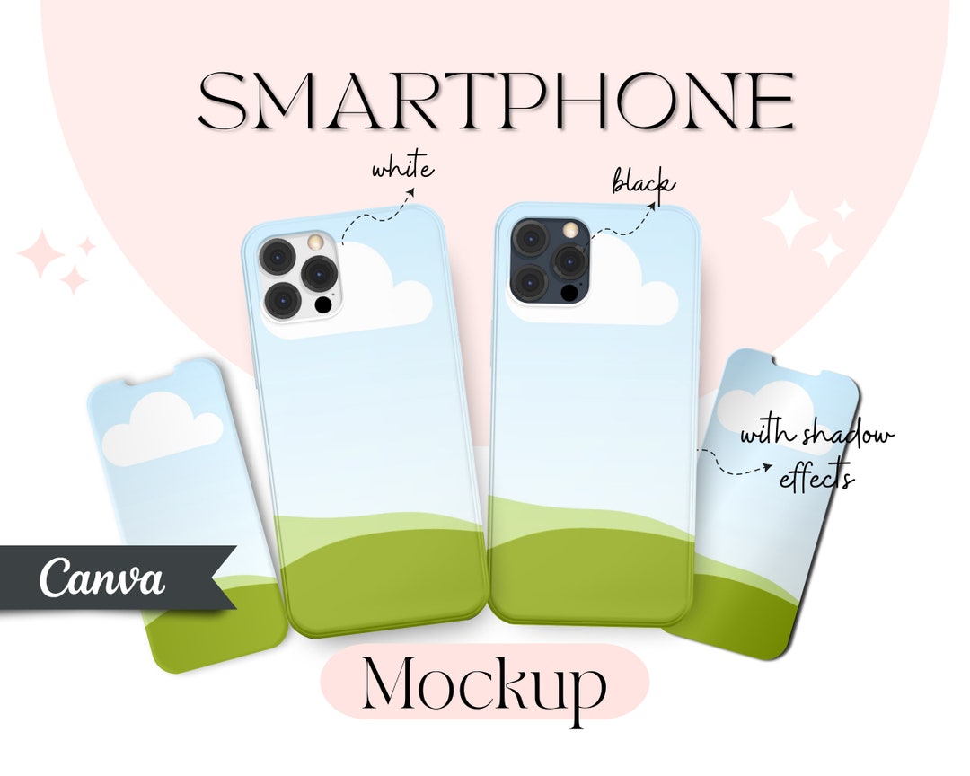 Smartphone Case Mockup: Canva Editable Frame (digital Download) - Etsy