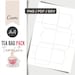 Tea Bag Envelope Template: A4 Party Printable (canva Template) - Etsy