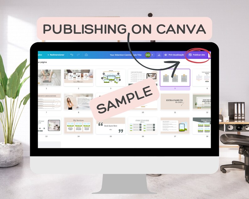 Canva Website for Virtual Assistants Virtual Assistant - Etsy