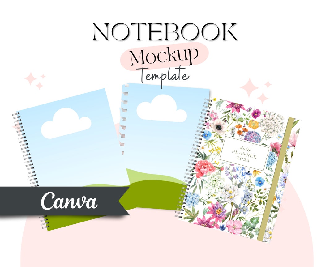 Canva Notebook Mockup: KDP Planner Template (digital Download) - Etsy
