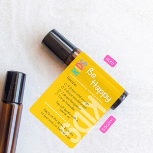DOTERRA Kids Printable Blends Roller Bottle Labels, Doterra Label ...