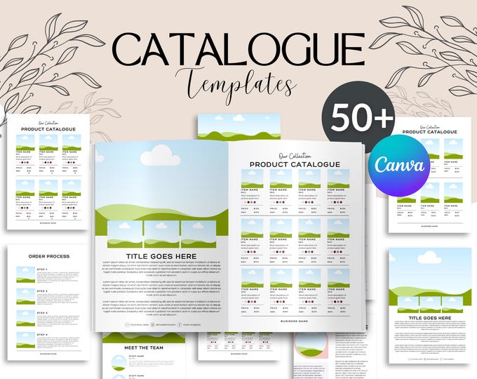 Line Sheet Template: Wholesale Catalogue & Price Guide (canva Editable ...