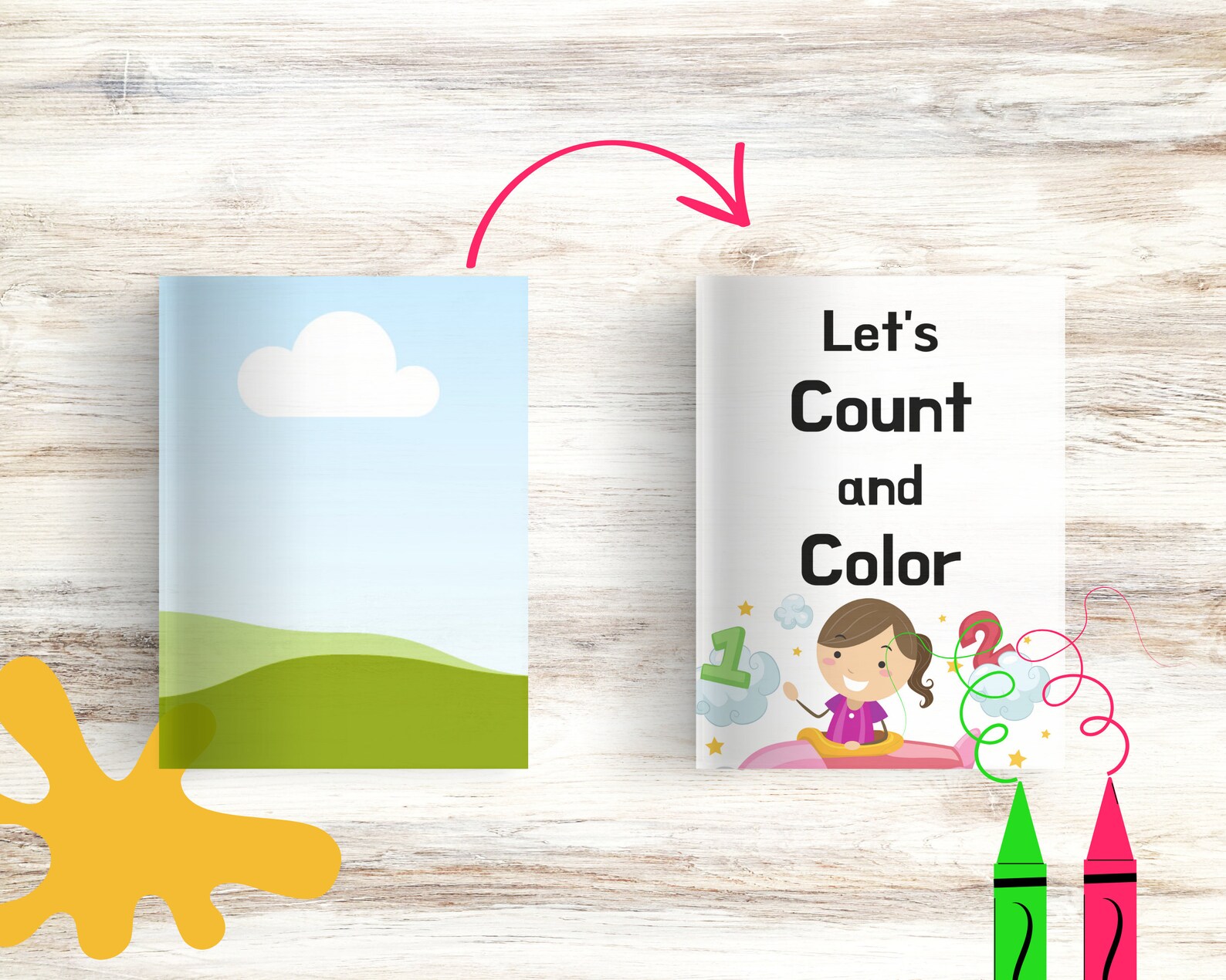 Coloring Book Display: Canva Editable KDP Template (digital Product) - Etsy