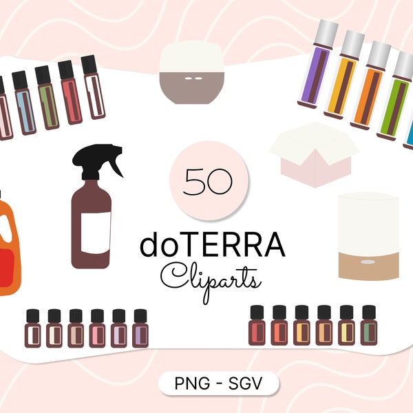 Essential Oil Clipart - Etsy