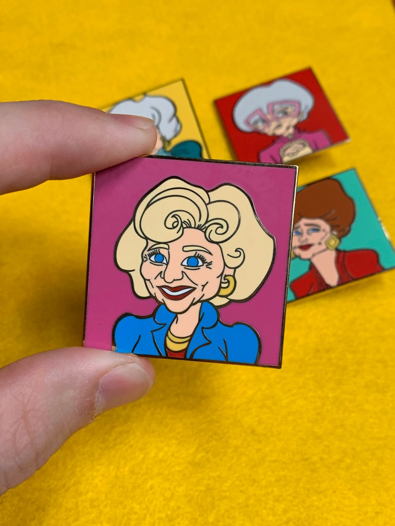Golden Girls Enamel Pin Collection | Etsy