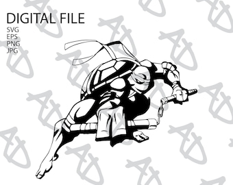 Raphael Tmnt Svg | Etsy