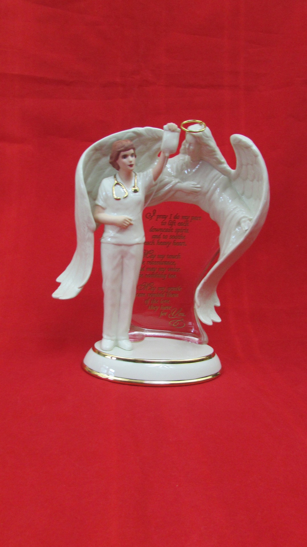 Bradford Exchange Angel of Caring Heaven's Gentle Touch #A5153 ***AS IS*** - Etsy