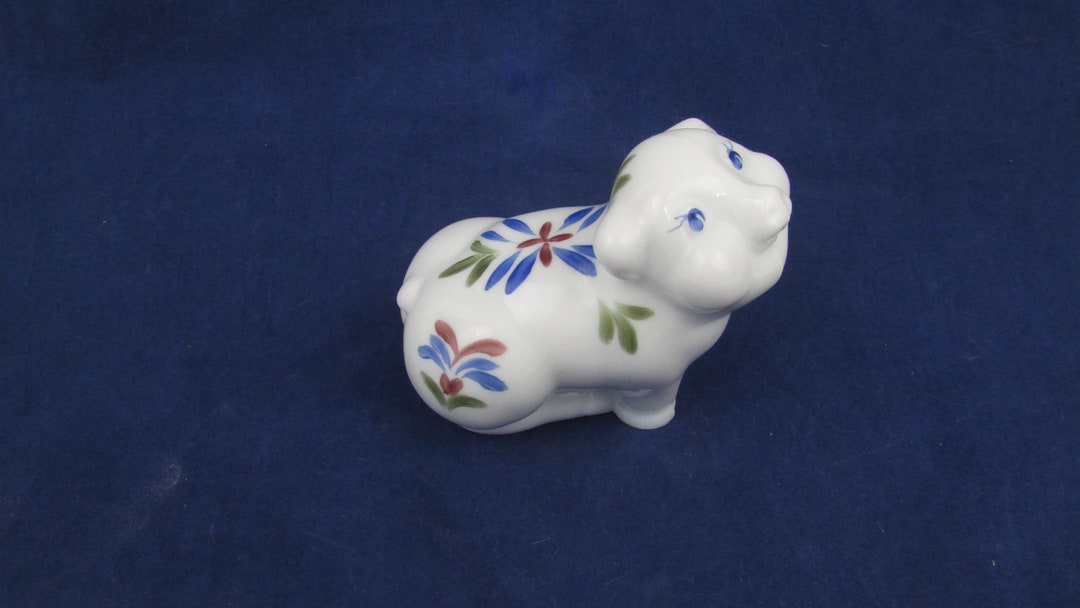 Fenton Pig Figurine Paperweight Design by Frederick Mint Condition HTF ...