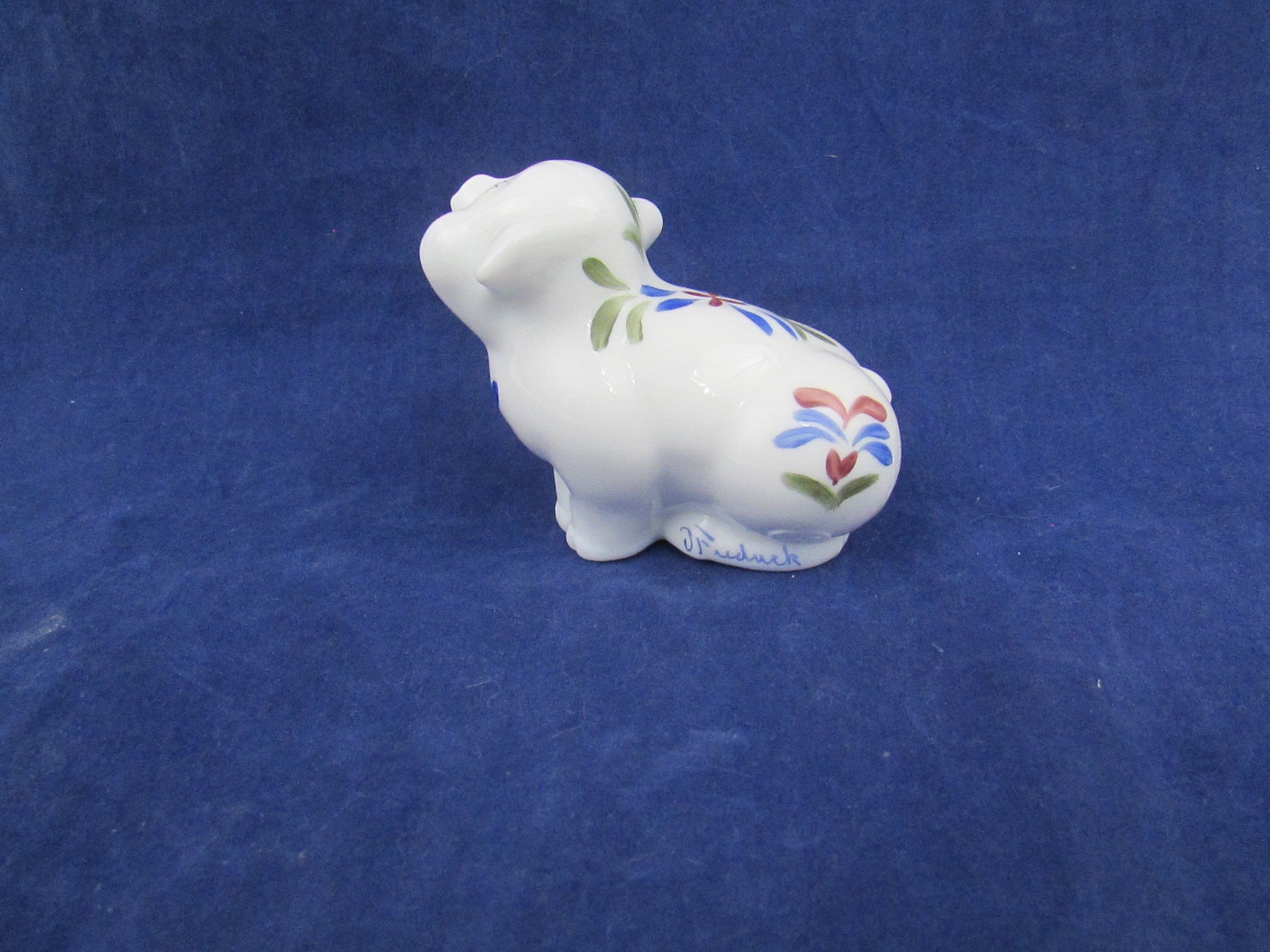 Fenton Pig Figurine Paperweight Design by Frederick Mint Condition HTF ...