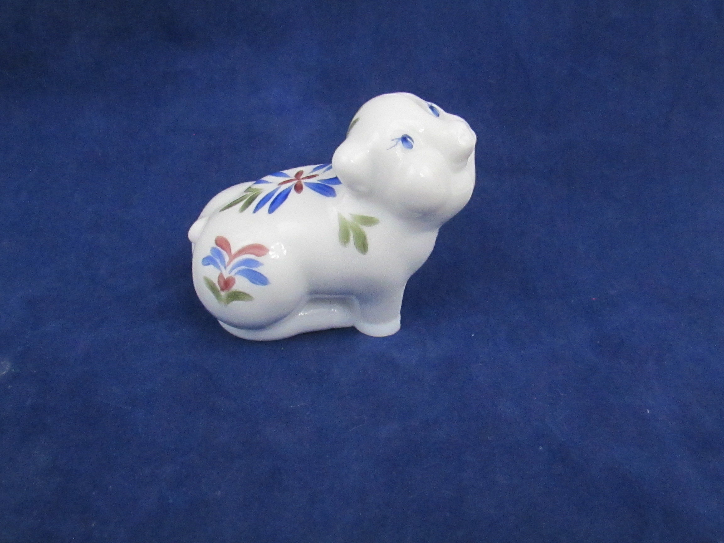 Fenton Pig Figurine Paperweight Design by Frederick Mint Condition HTF ...