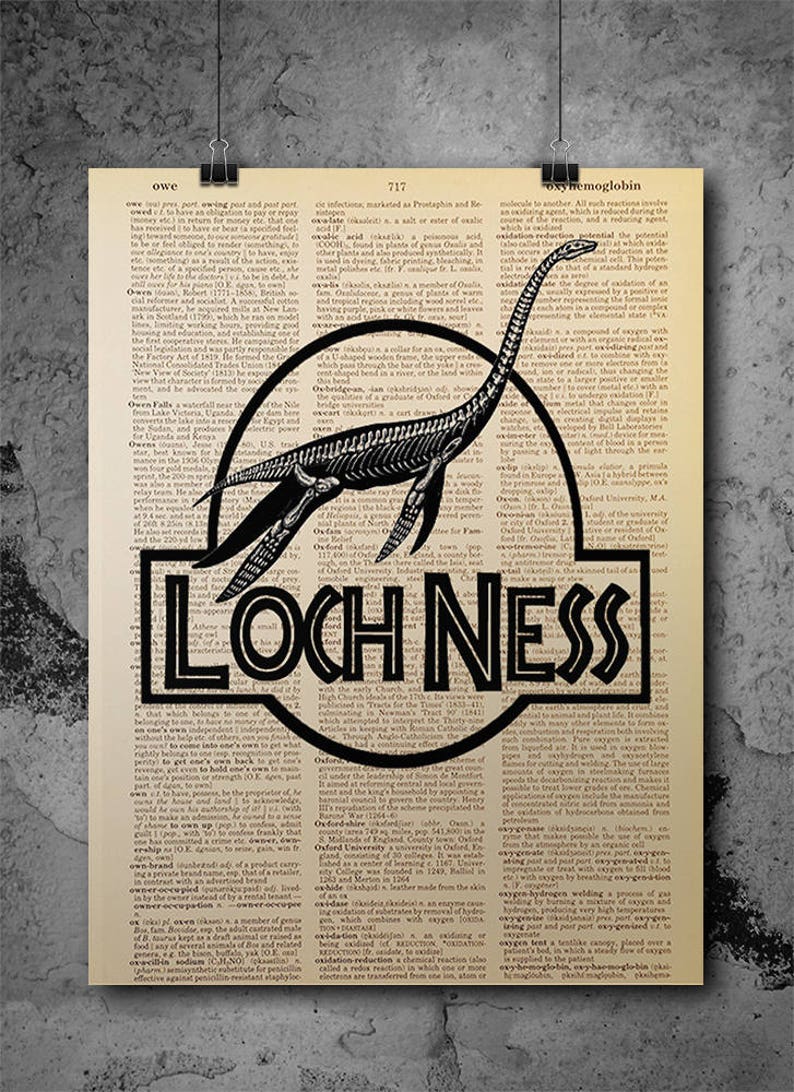 Nessie Loch Ness Monster Cryptid Cryptozoology Dictionary - Etsy