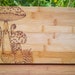 Wood Burned Bamboo Charcuterie Board, Upcycled Hand Burned Pyrography ...