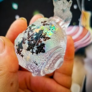 Skull Snail, Iridescent Spooky Skeleton Snails, Animal Figurine Décor ...