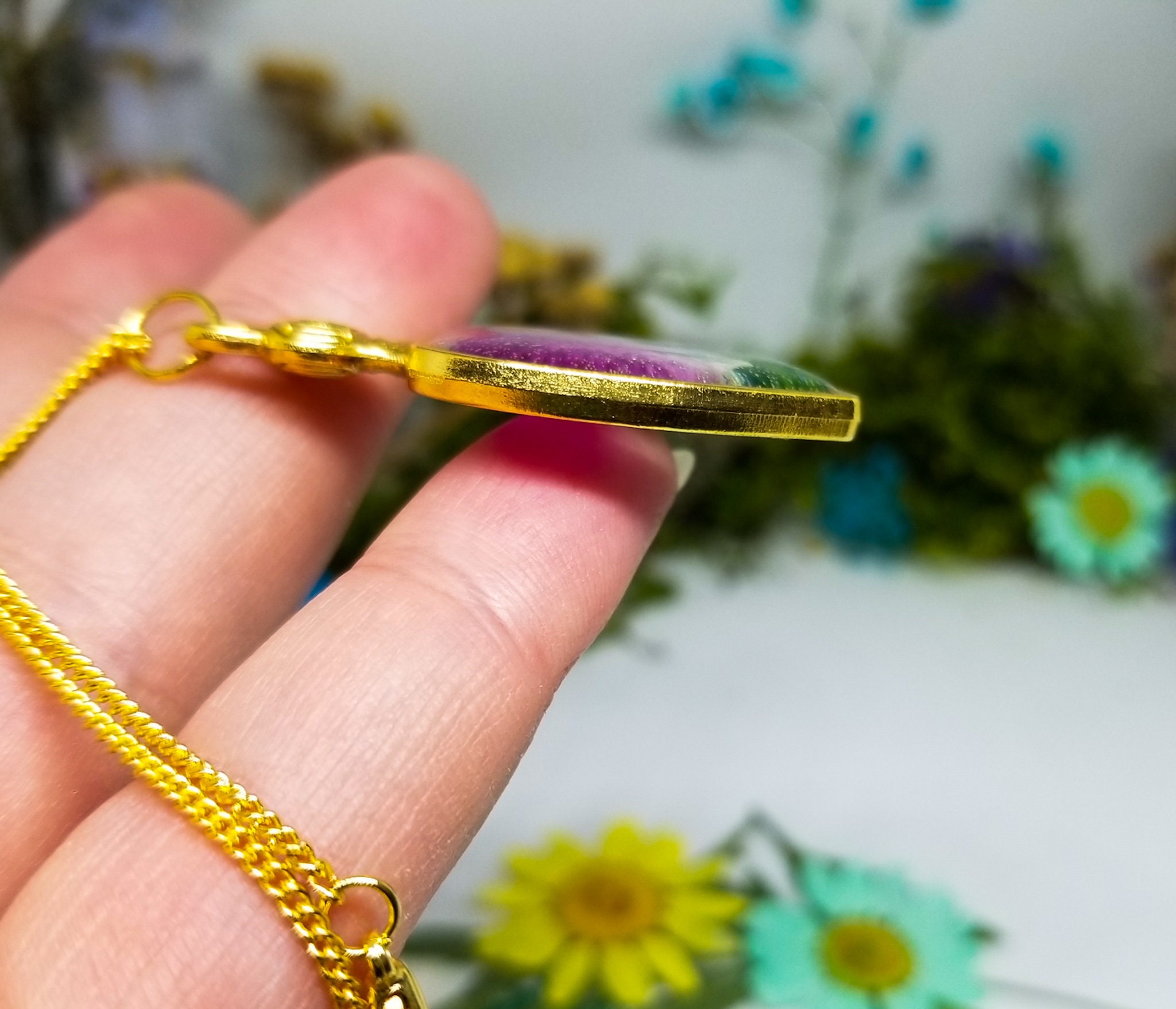 Bottle Resin Necklace Love Spell Bottle Potion Jewelry | Etsy