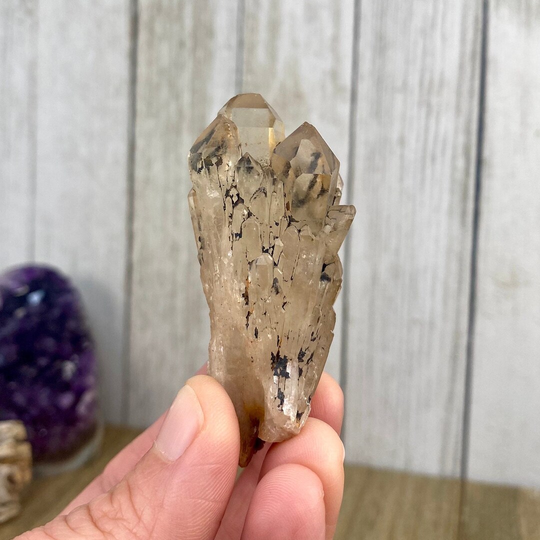 Kundalini Citrine Double Terminated Crystal Point, Untreated Citrine ...