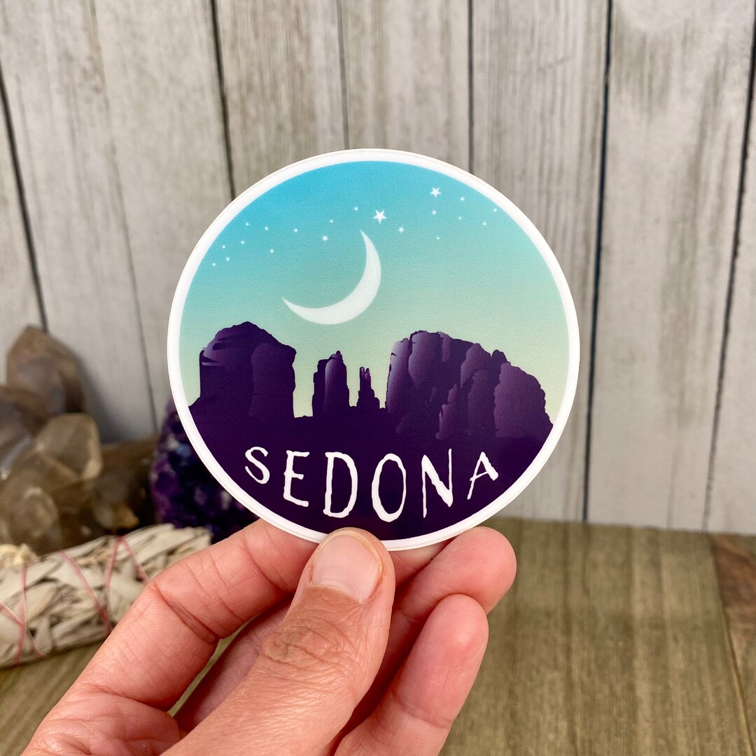 Sedona Arizona Cathedral Rock Sticker: Waterproof Decal - Etsy