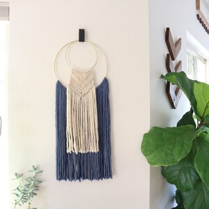 Interchangeable Colors Wall Hanging With Leather Strap | Etsy Canada