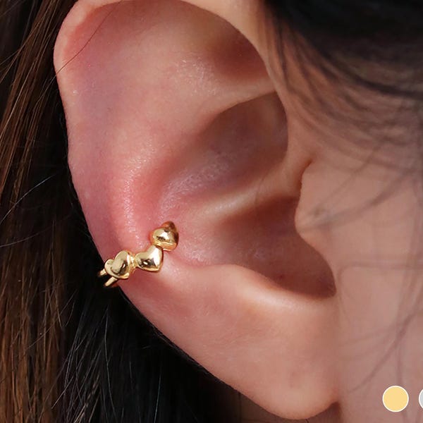 Heart Ear Cuff - Etsy