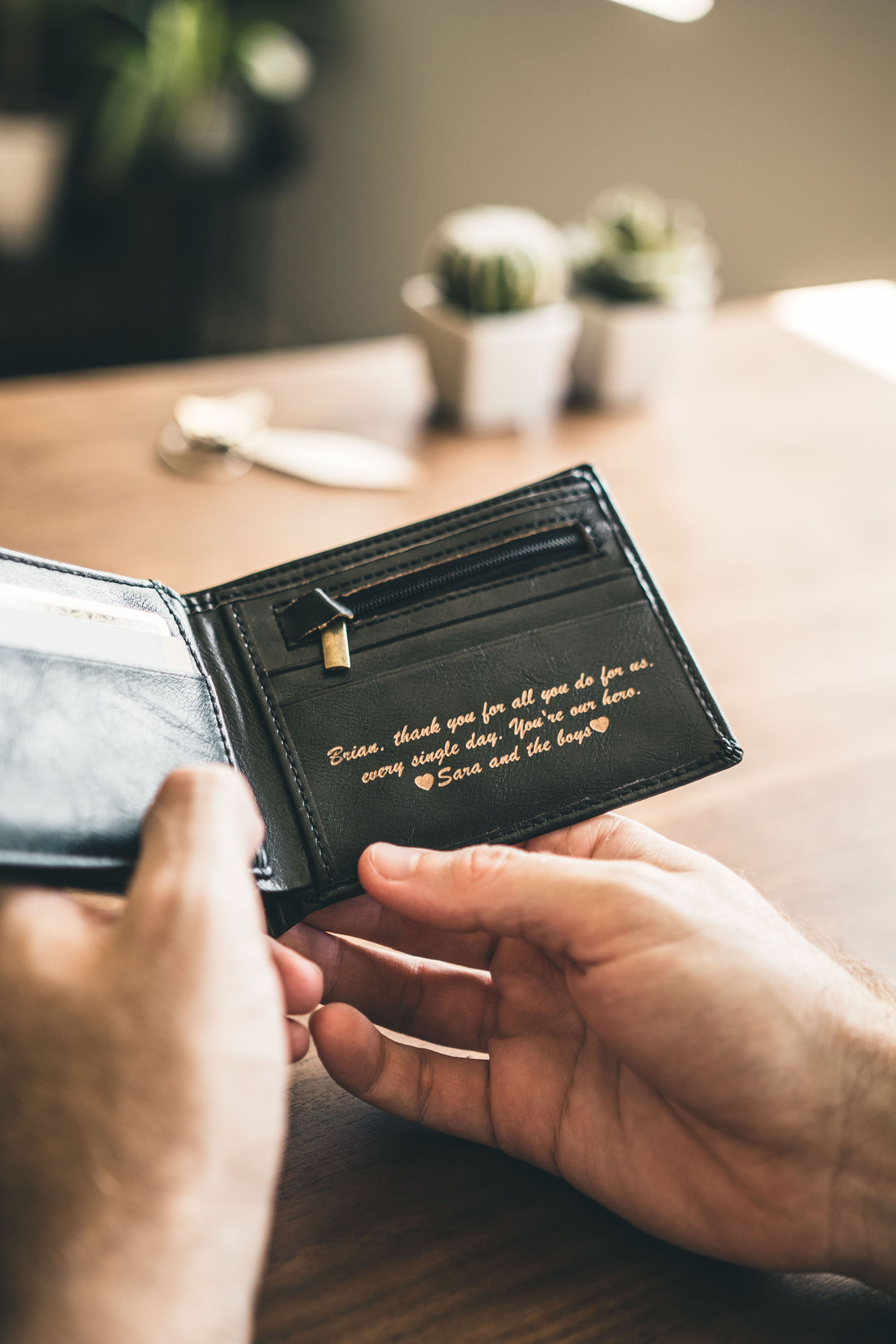 Personalized Mens Wallet Boyfriend Gift Husband Gift - Etsy Canada