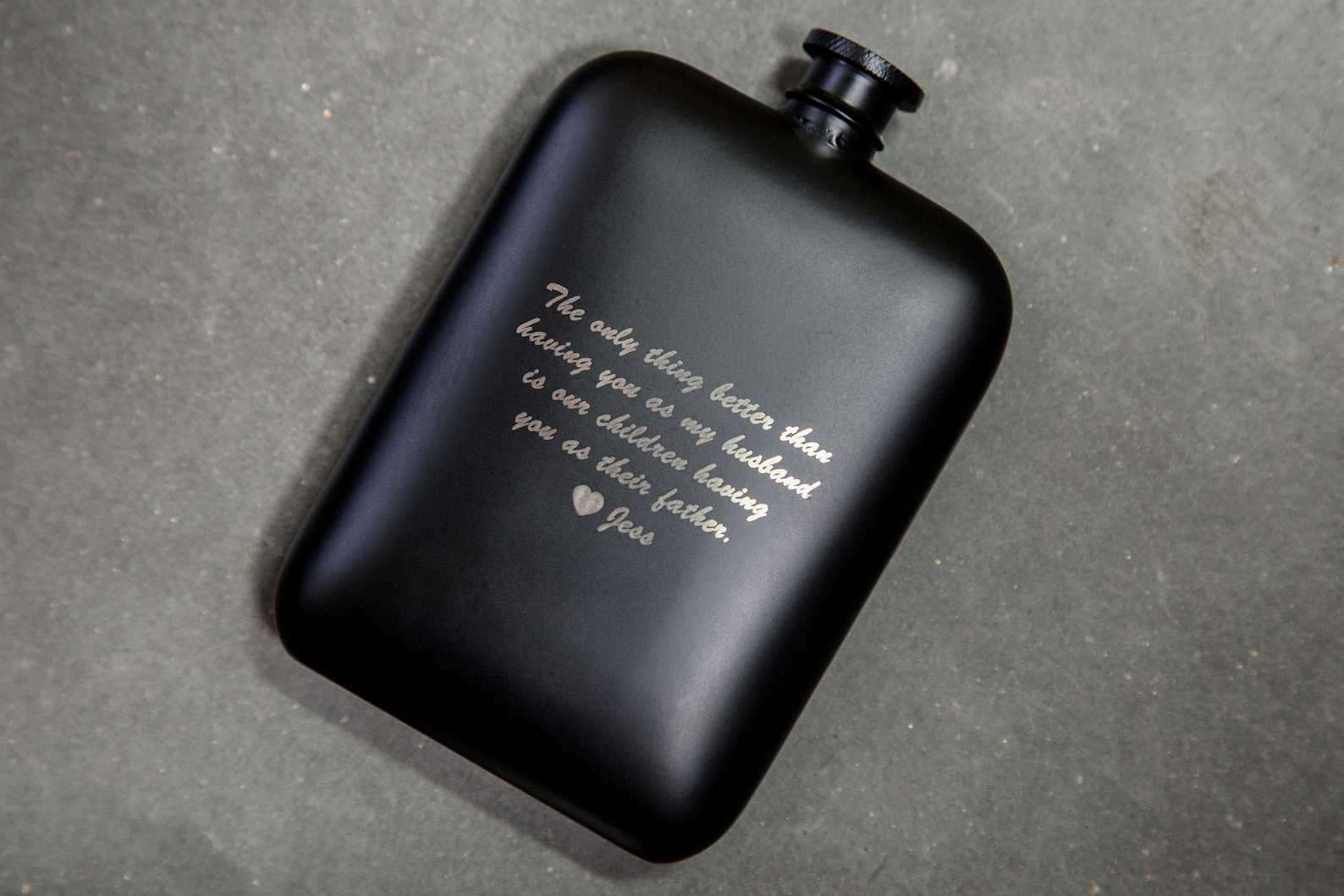 Personalized Hip Flask Matte Black Groomsmen Gift Gifts - Etsy