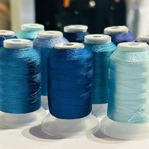 Royal Blue Embroidery Thread - Etsy