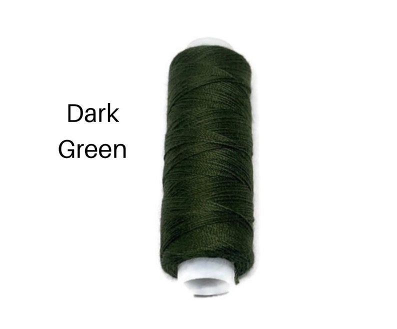 Green Thread. Sew All Polyester Thread Spool. Lime Green 100% - Etsy