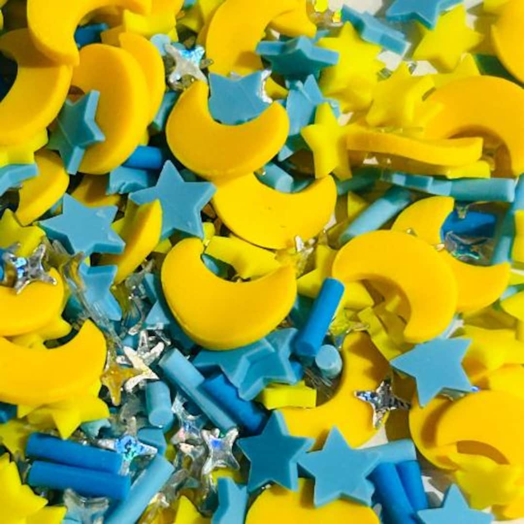 Moon and Stars Inclusions | Resin Jewelry Supplies | Works With UV ...