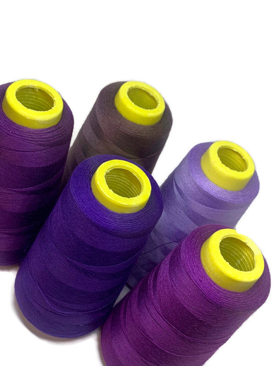 Purple Thread. Sew All Polyester Thread Spool. Filament 40s/2. Purple ...