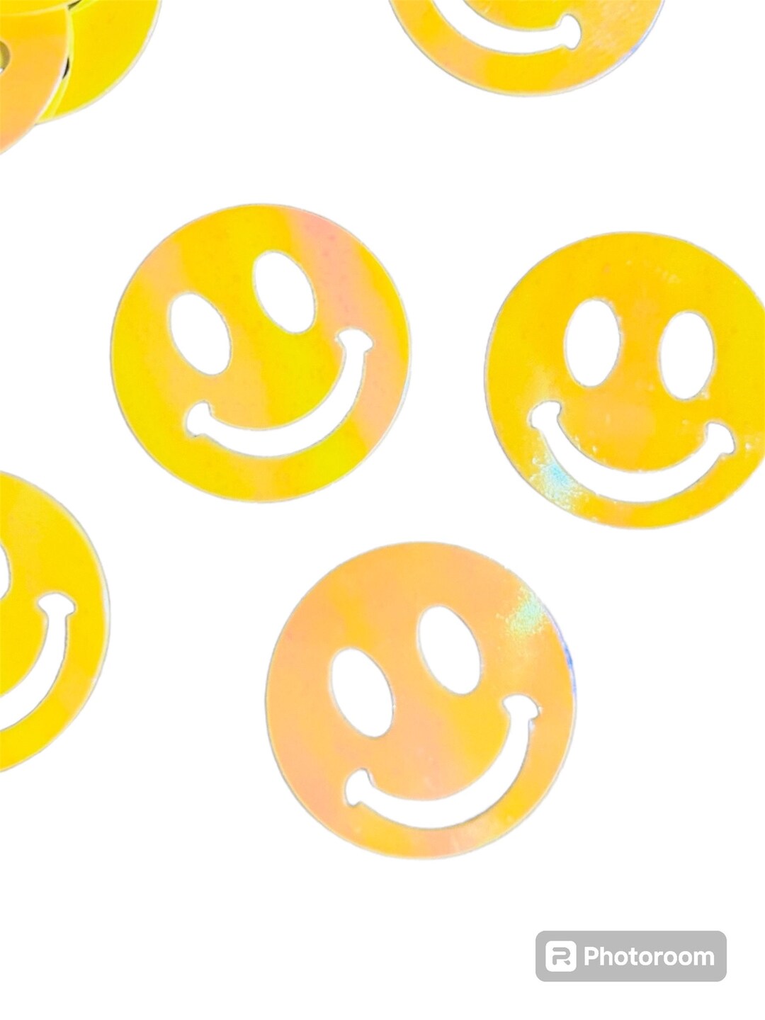 Happy Face Sequins. Flat AB Happy Face Sequins. Happy Face Paillettes ...