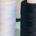White Thread. Black Thread. Sew All Polyester Thread Spool. White 100% ...