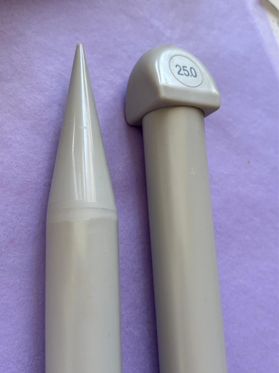 Chunky Knitting Needles - Size 50 (25mm) - 15.75 Inches (40 Cm) Long ...