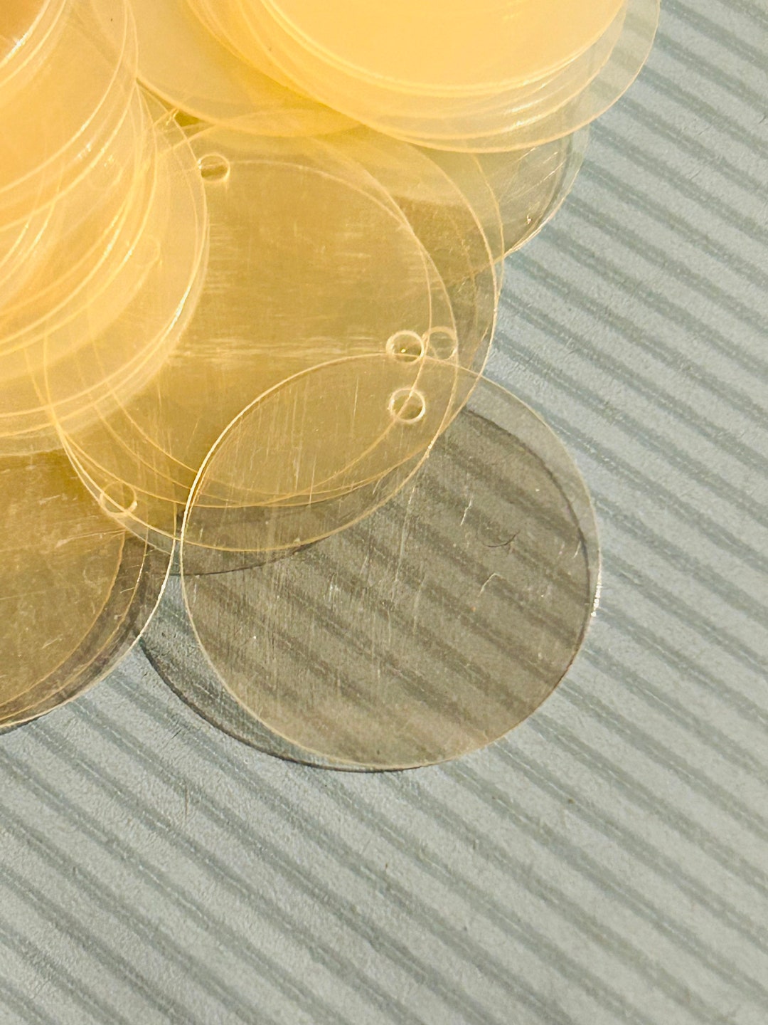 Clear Round Sequins. 20mm Sequins. Transparent Sequins. Clear ...