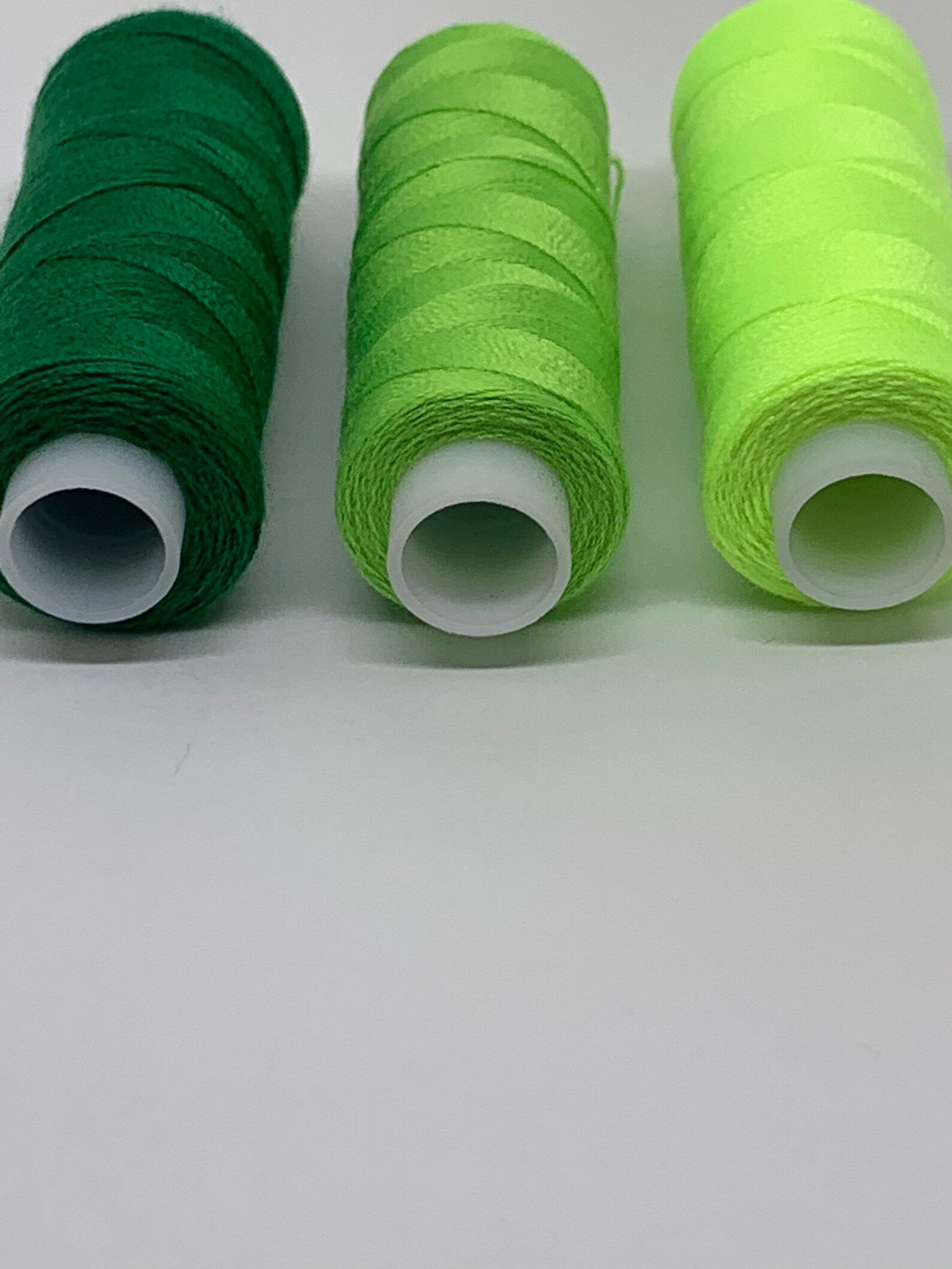 Green Thread. Sew All Polyester Thread Spool. Lime Green 100% - Etsy