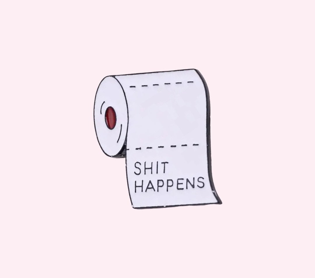 Toilet Paper Enamel Pin. Toilet Paper Jewerly. Toilet Paper Pin Badge ...