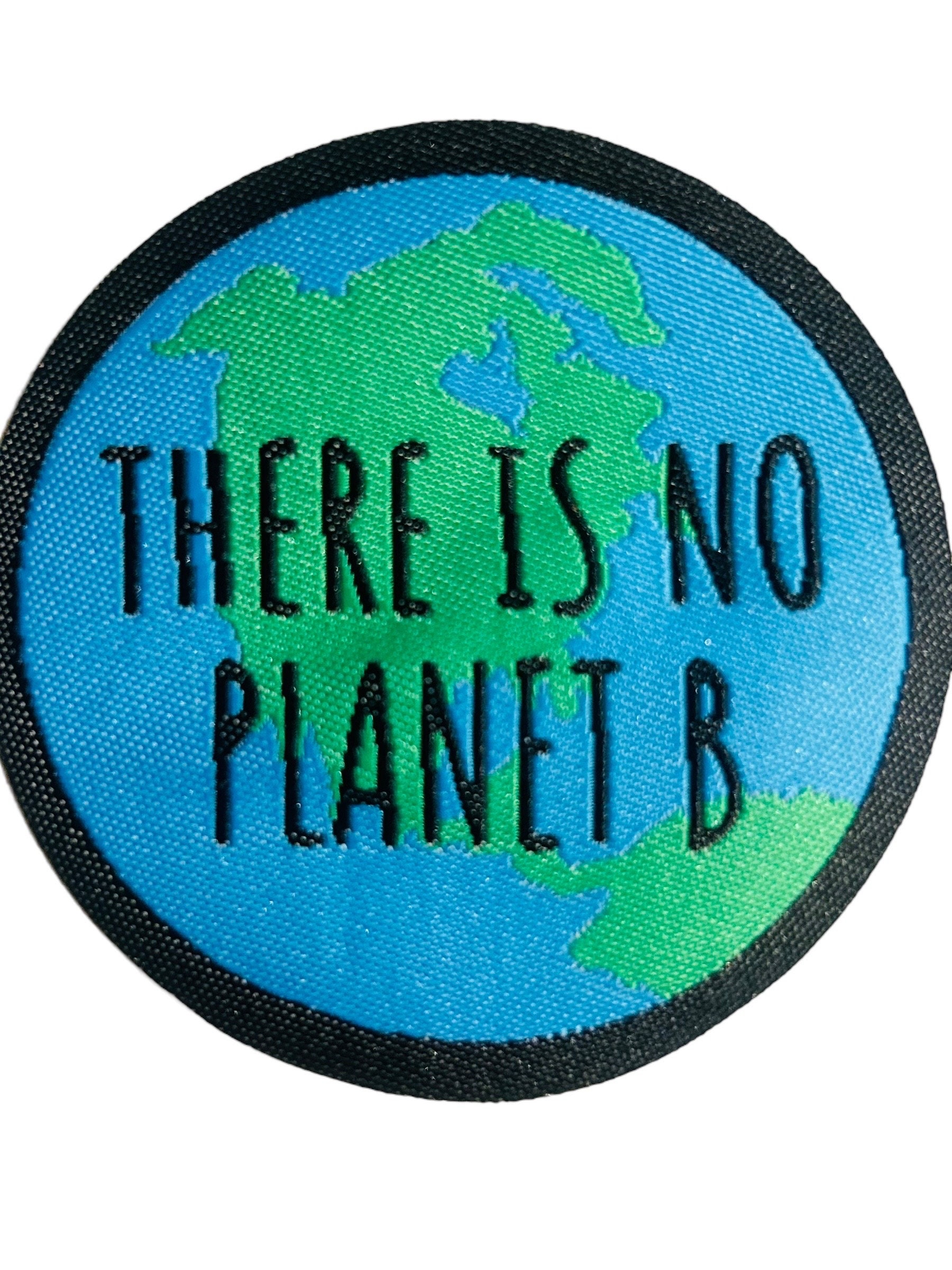 There is No Planet B Patch: Earth Iron-on Applique - Etsy